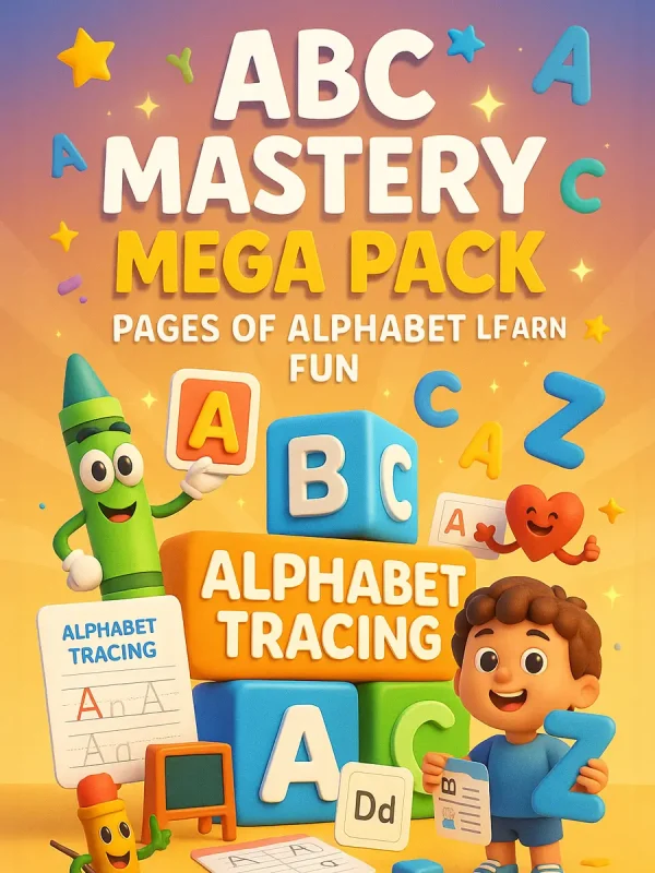 ABC Mastery Mega Pack – 1500+ Pages of Alphabet Learning Fun - Kids ...