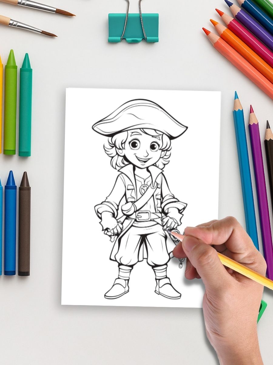Pirates Ahoy! – 50 Swashbuckling Coloring Pages - Kids Printables ...