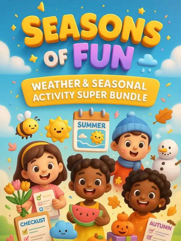Seasons of Fun – Weather & Seasonal Activity Super Bundle - Kids ...